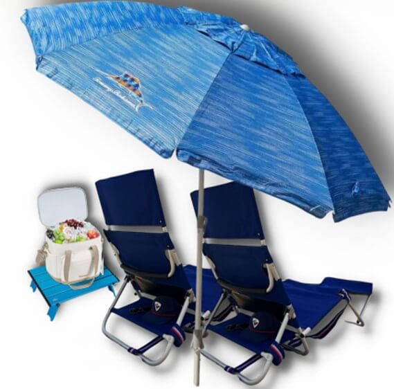 VIP beach club - Beach Loungers, umbrella rentals. Hollywood Beach